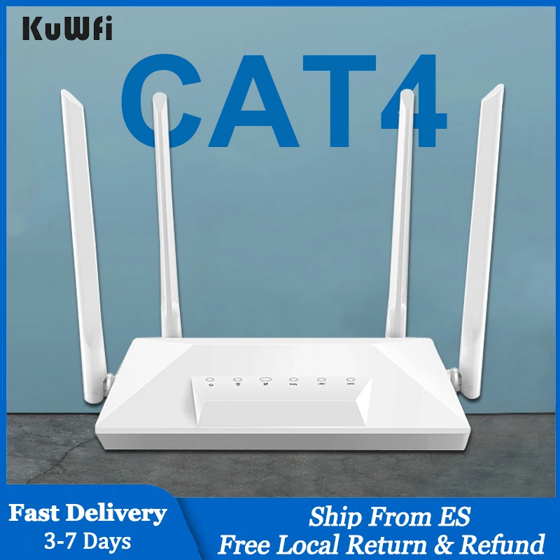 4g Lte Router Unlocked Cat4 Wireless Cpe Router Mobile Hotspot Rj45 Lan ...