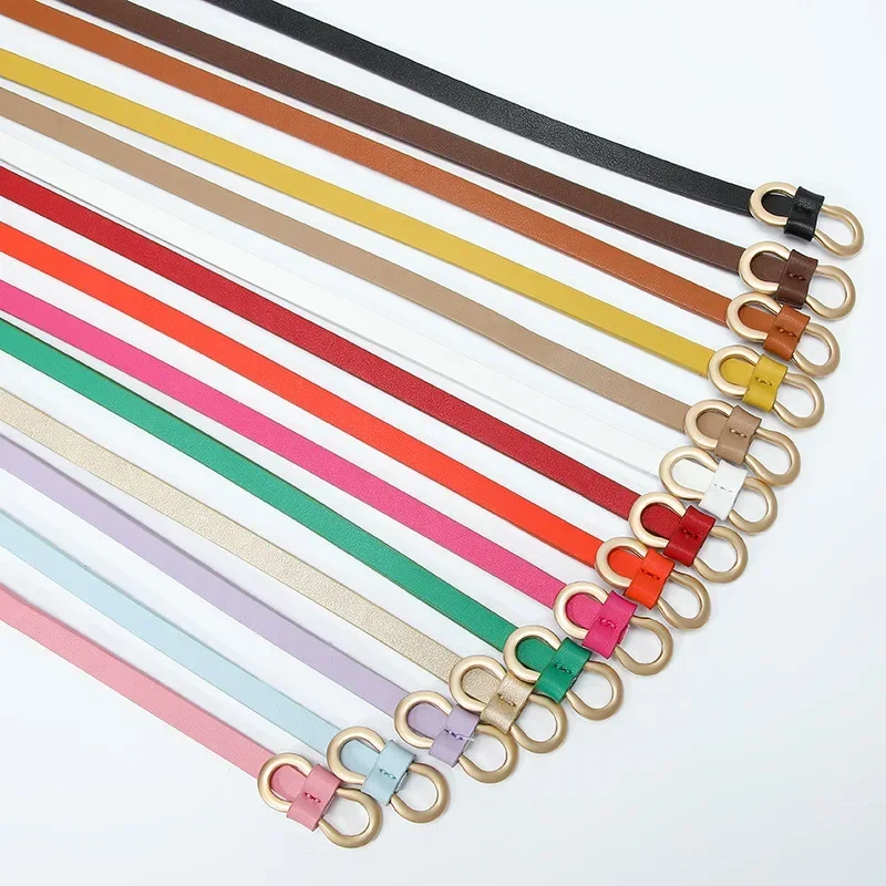 Multi-color-Women-Fashion-Thin-Belt-Casual-Decoration-Dress-Shirt-8 ...