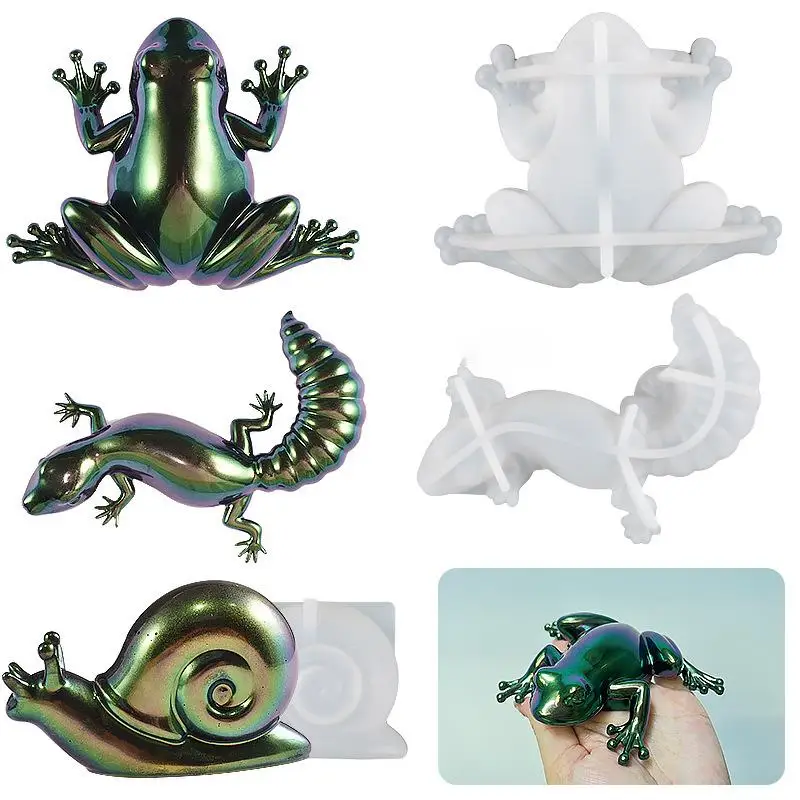 Molde-de-silicona-de-resina-epoxi-para-Reptiles-lagartos-de-Gecko ...