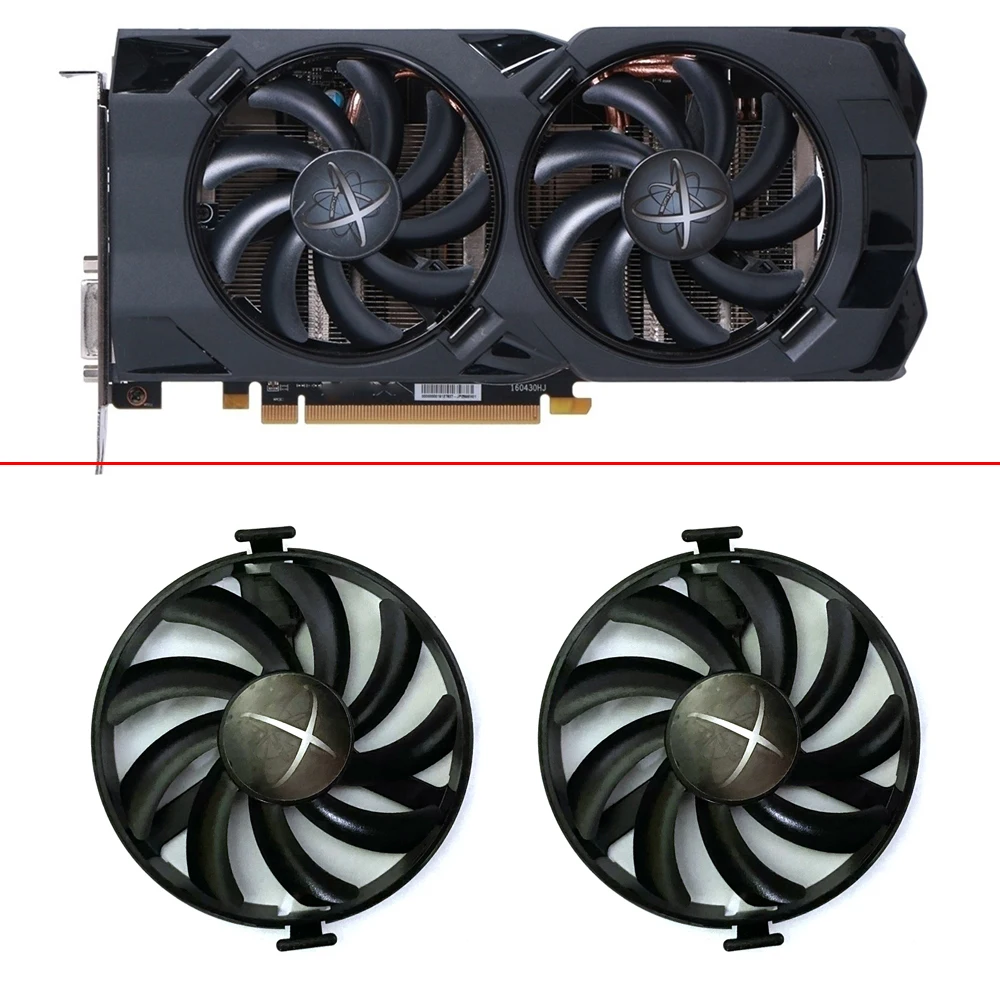 XFX AMD Radeon RX 470 480 580 RX580 RX480 RX470 EDITION 그래픽 냉각 팬용 새 원본 ...