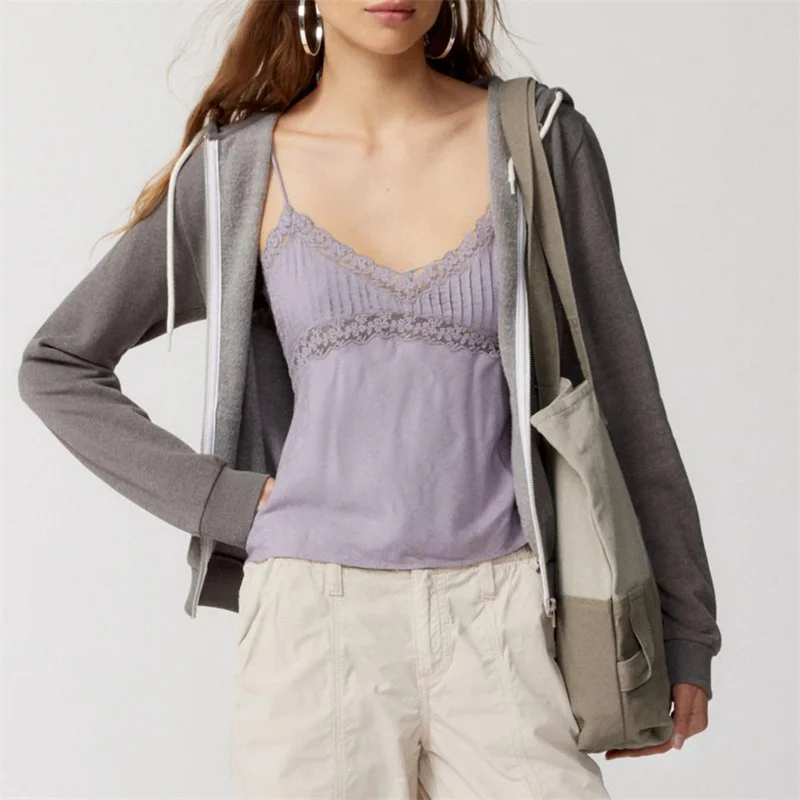 Lace-Trim-Top-y2k-Clothing-Women-Summer-Adjustable-Spaghetti-Strap-V ...