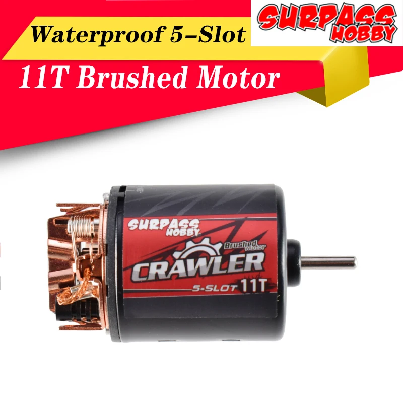 540 11T 13T 16T 20T Brushed Motor Waterproof 5-Slot for Tamiya Redcat ...