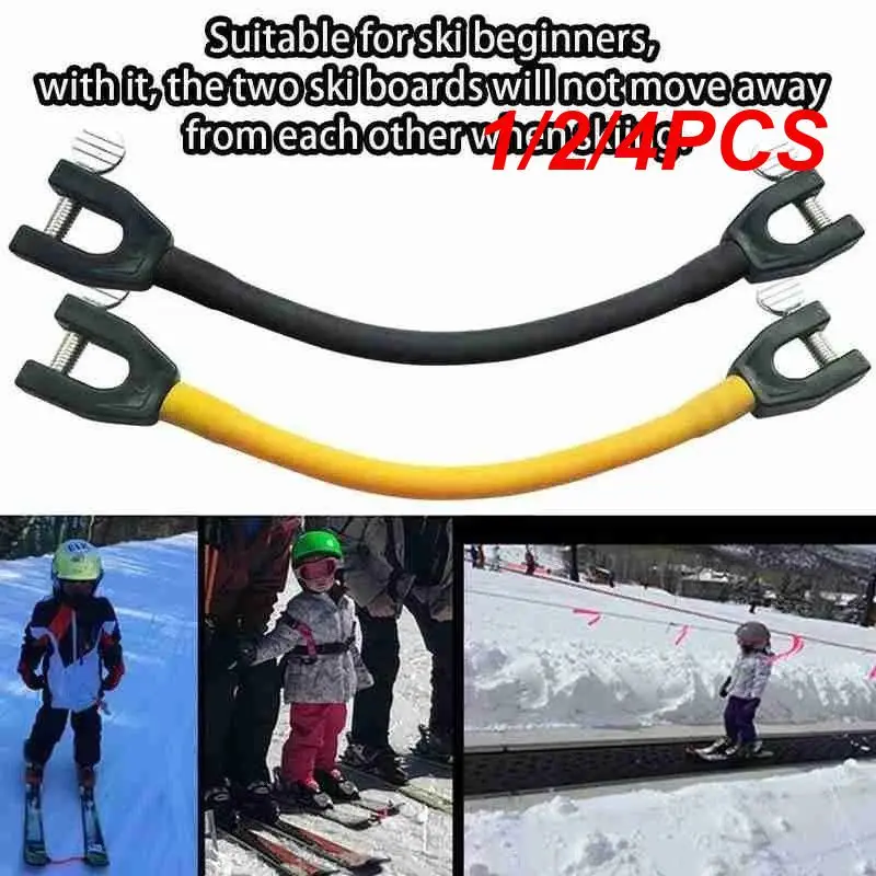 1-2-4PCS-Edgie-Wedgie-Portable-Ski-Tip-Connector-Learn-To-Ski-Equipment ...