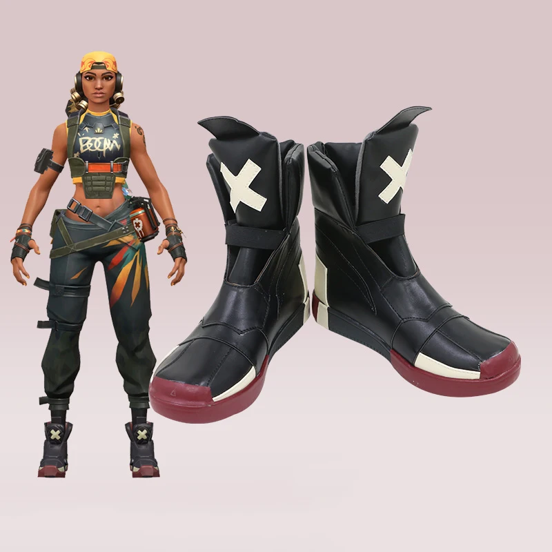 Anime-Raze-Cosplay-Shoes-PU-Leather-Shoes-Game-VALORANT-Cosplay-Props ...