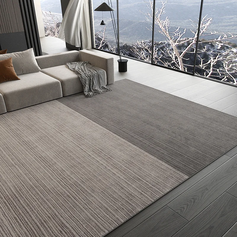Gray-Carpet-for-Living-Room-Home-Decoration-Low-key-Luxury-Rug-Bedroom ...