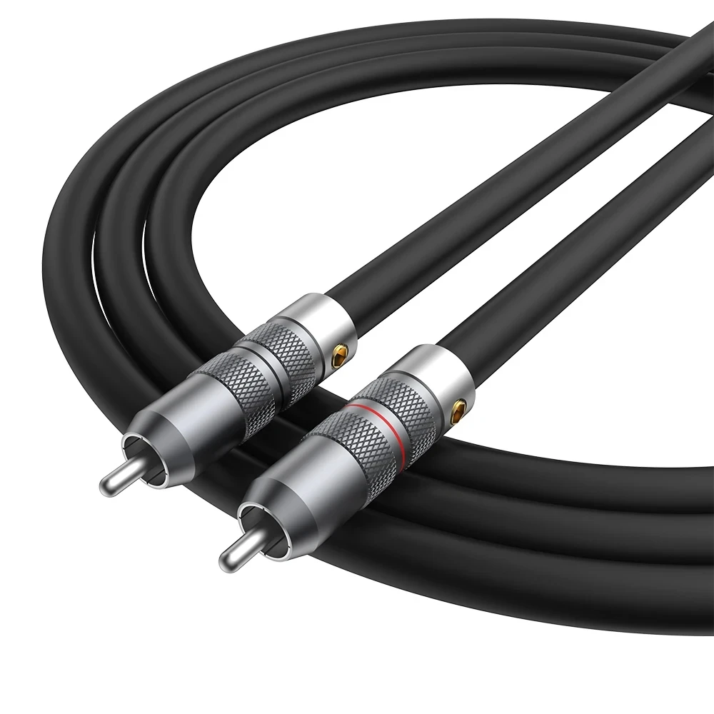 Viborg-VA803-High-End-Pure-Solid-Silver-Premium-Audio-RCA-Interconnect ...