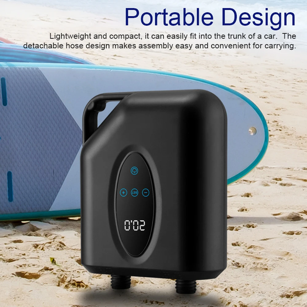 Portable-Paddle-Board-Pump-20PSI-High-Pressure-Electric-Air-Compressor ...