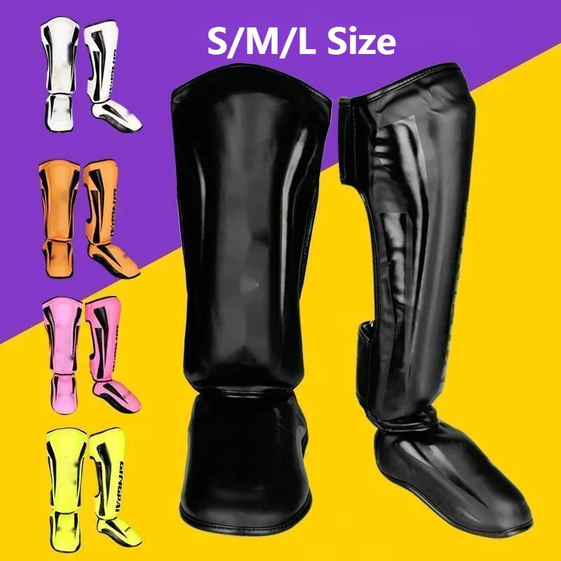 Muay Thai leg protection Sanda fighting with feet back Shin protection ...