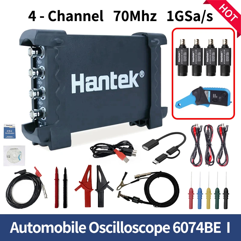 Portable-Automobile-Oscilloscope-4-channels-hantek-6074BE-6254BE-PC ...