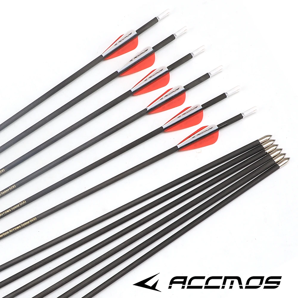 Pure-Carbon-Fiber-Arrow-for-Recurve-or-Compound-Bow-Hunting-Spine-250 ...