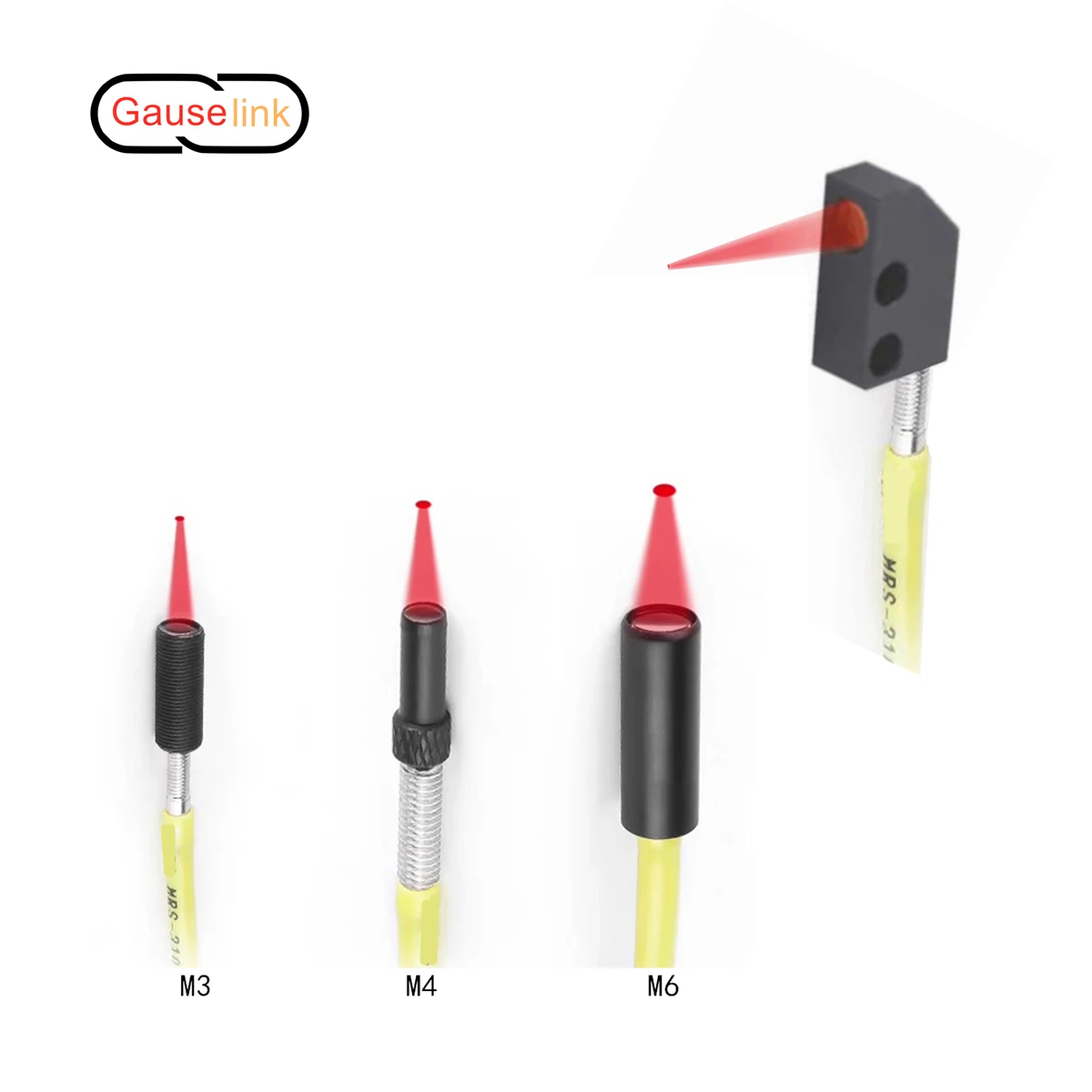 Optical-Fiber-Sensor-Focus-Lens-Mirror-Optic-M3-M4-M6-for-Diffuse ...