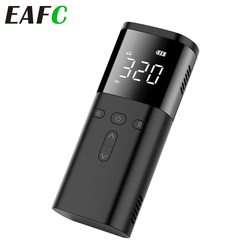 Eafc Wireless Car Air Compressor Inflatable Pump With Led Lamp For ...