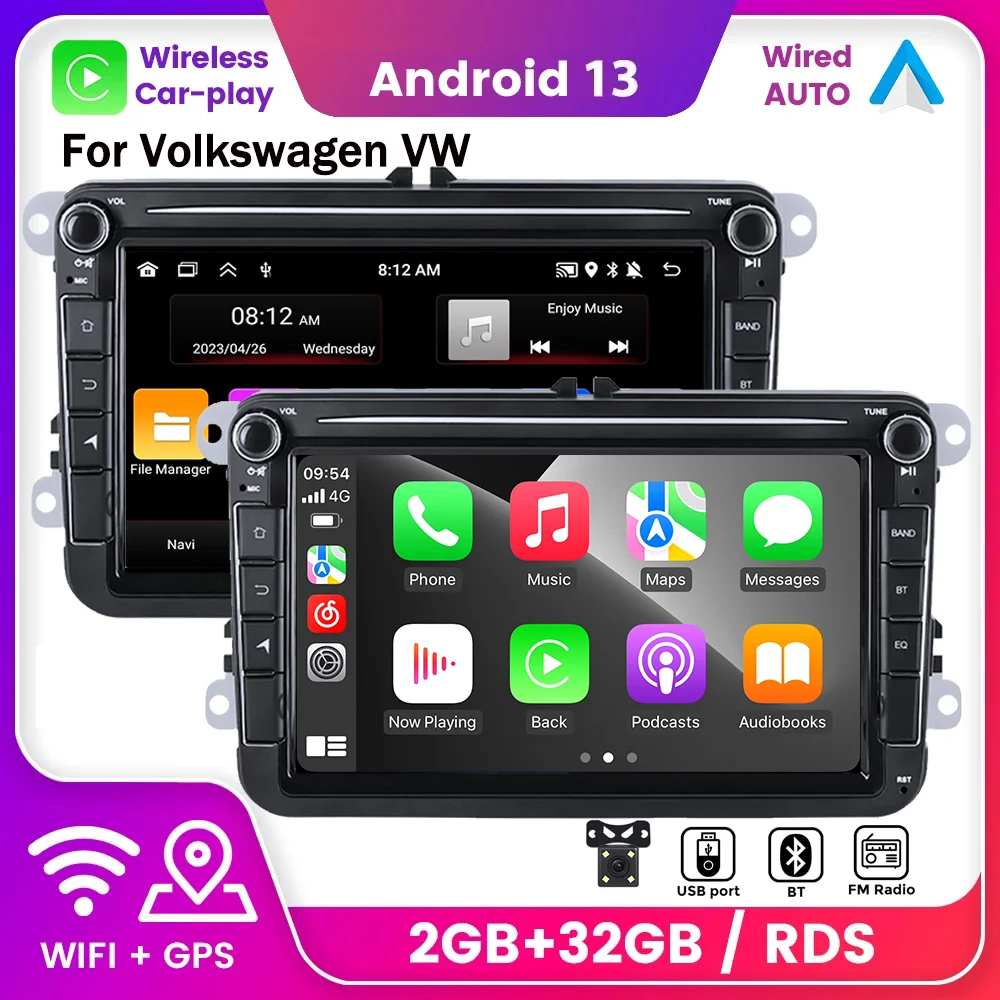 Car-Radio-HD-Touchscreen-Multimedia-Player-For-Volkswagen-VW-Passat ...
