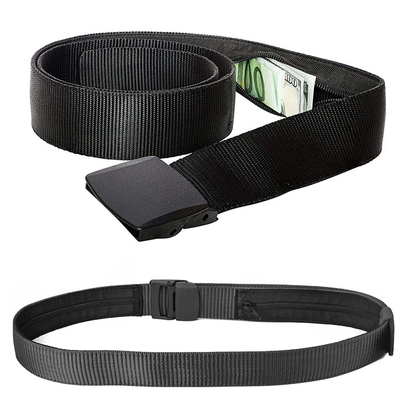 1.2M Hidden Cash Anti Theft Belt Travel Portable Cash Waist Bag Men ...