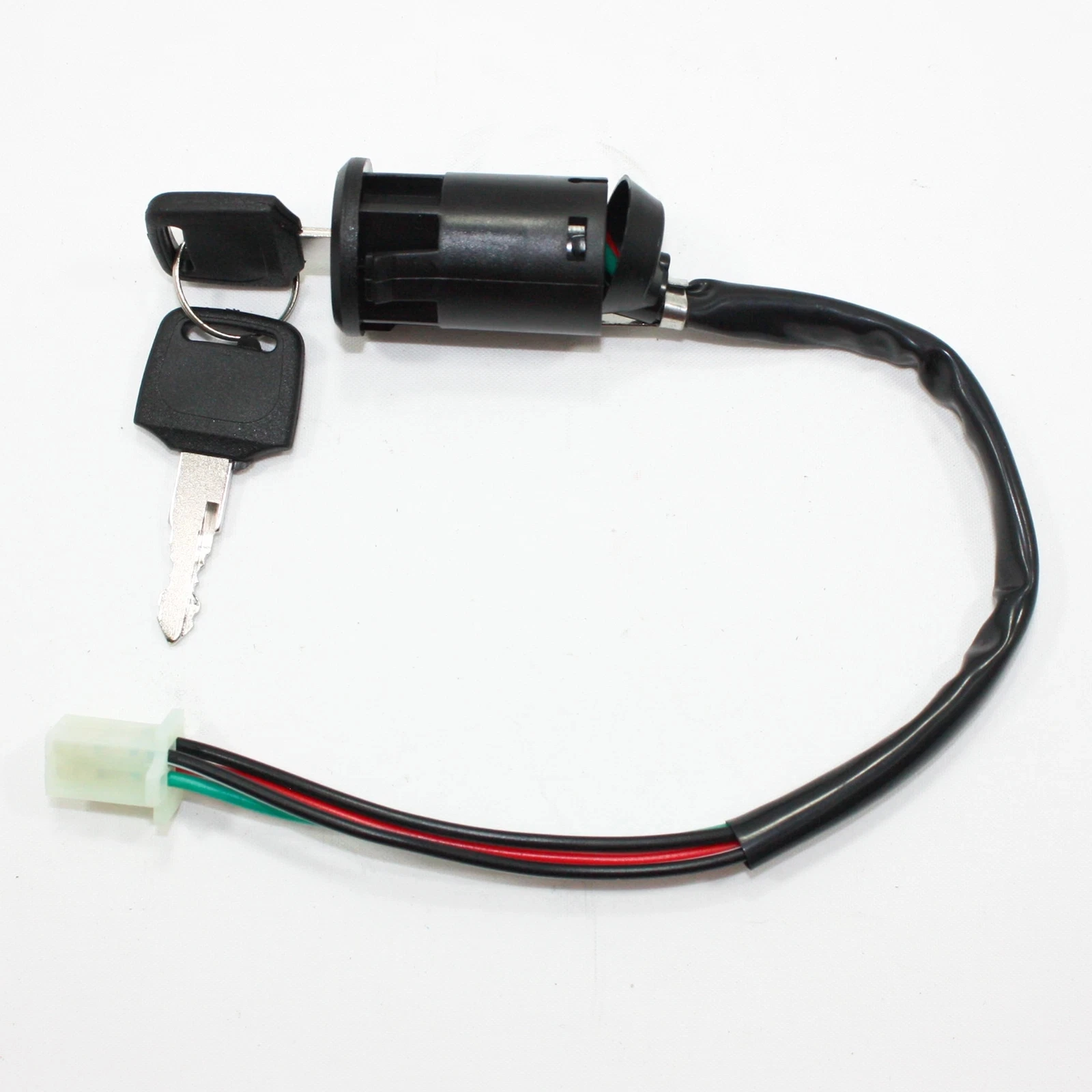 4 Wire Ignition Key Barrel Switch Female 50cc 110cc 125cc 150cc Quad ...