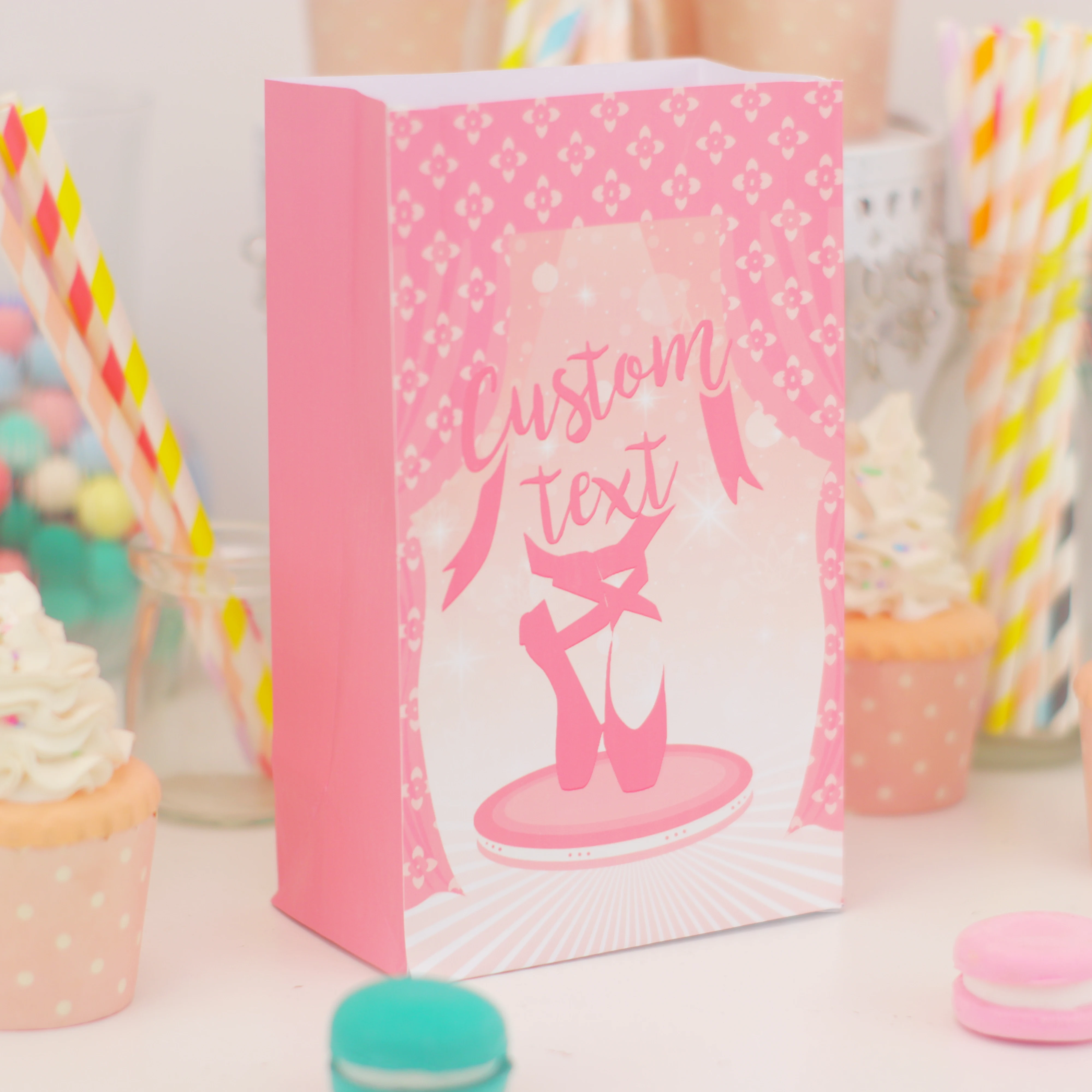 Ballerina-Paper-Bags-Personazlied-For-Kids-Birthday-Party-Decoration ...