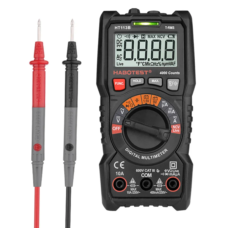 Digital Mini Multimeter Tester Habotest Ht113b Professional Diy ...