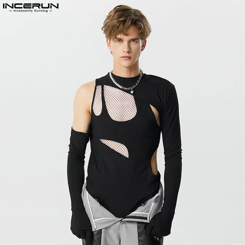 INCERUN-2024-Sexy-Casual-New-Men-s-Bodysuits-Deconstructed-Design ...