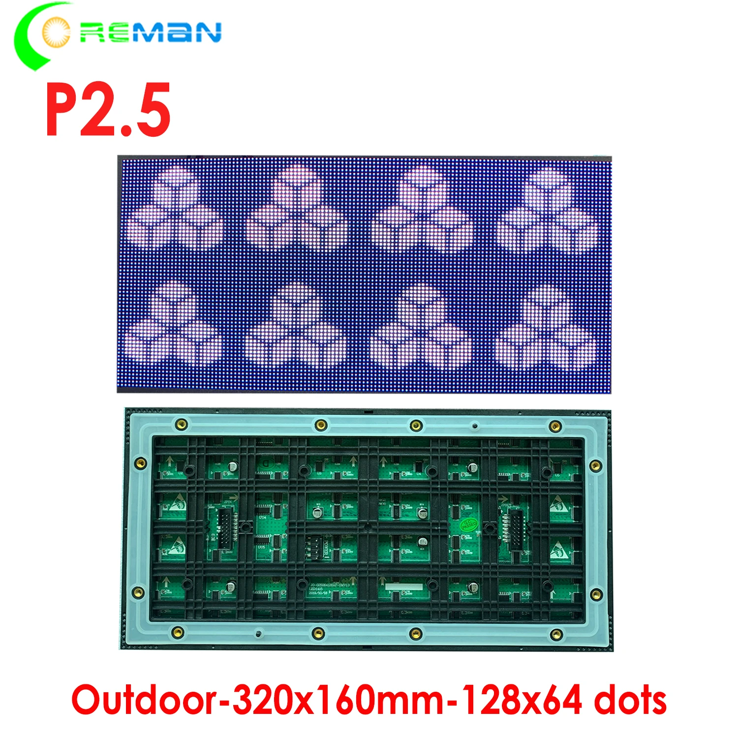 SMD1415 high brightness 5500nit 6000nit outdoor led module P2.5 128x64 ...