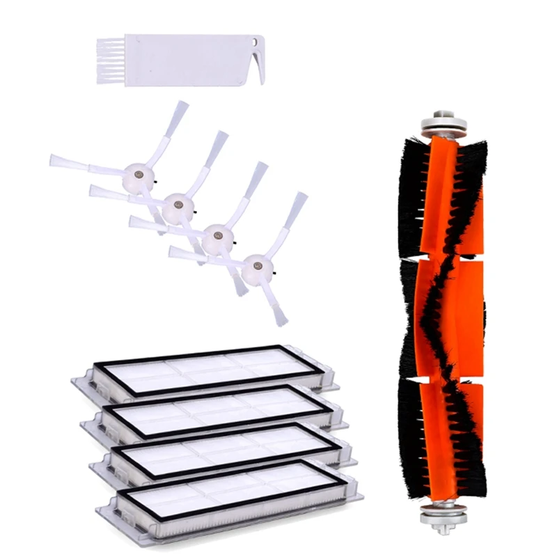 Replacement Parts Roller Brush Side Brushes HEPA Filters Compatible For ...