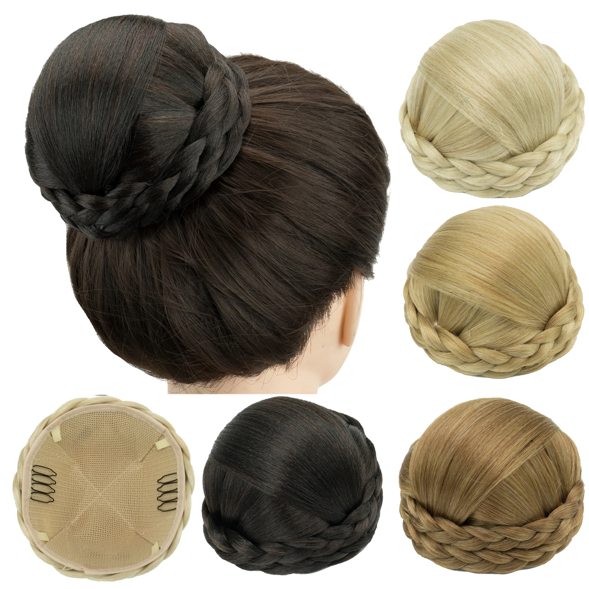 Synthetic-Hair-Chignon-Fake-Hair-Bun-Cover-Donut-Bsh-Hair-Pieces ...