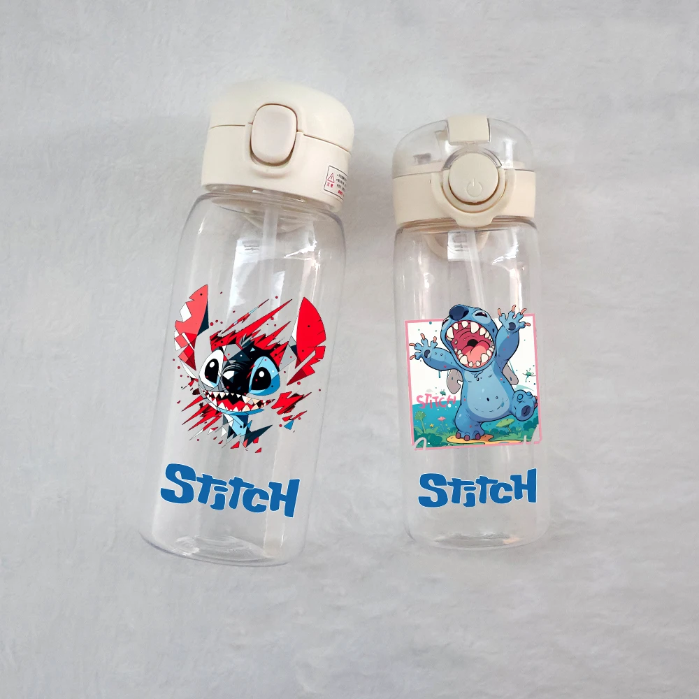 400ml-600ml-Disney-Plastic-Cup-Lilo-Stitch-Bottle-Childen-Cartoon ...