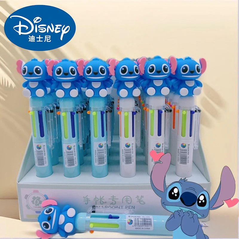 New-Anime-Disney-Stitch-6-color-Pen-Kawaii-Lilo-Stitch-Model-Pen ...