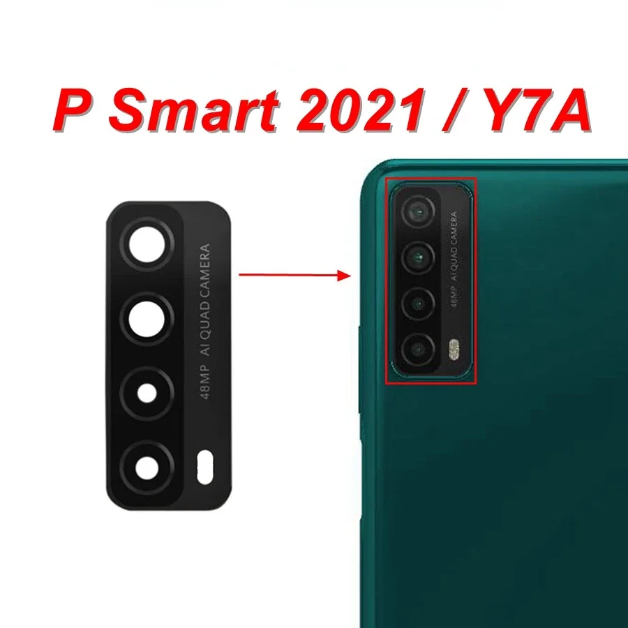 Rear Back Camera Glass Lens Replacement For Huawei Y7A P Smart 2021 ...