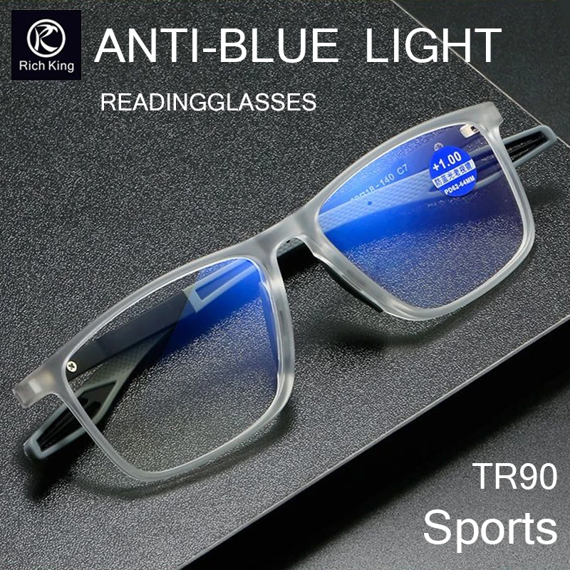 Sports Reading Glasses Men | Eyeglasses Men - Fashion Anti-blue Light ...