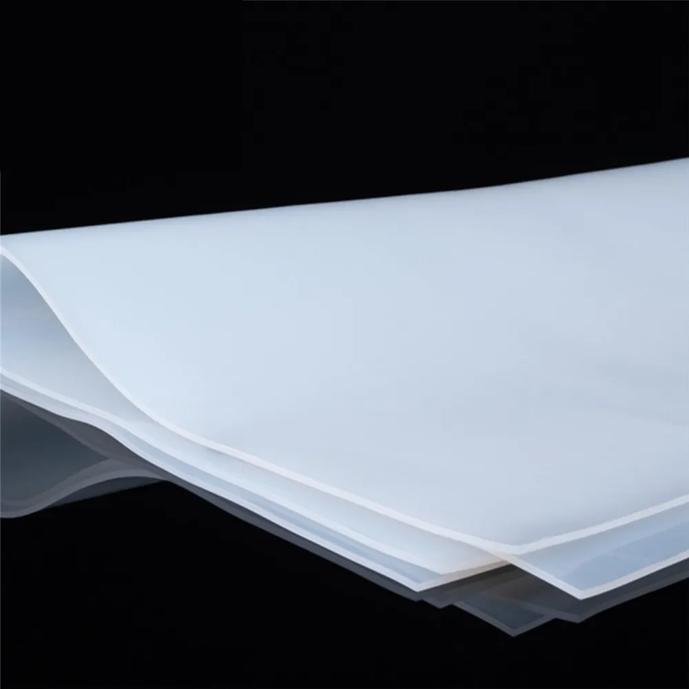 Translucent Silicone Rubber Sheet White Silicone Gasket 1mm 2mm 3mm No ...