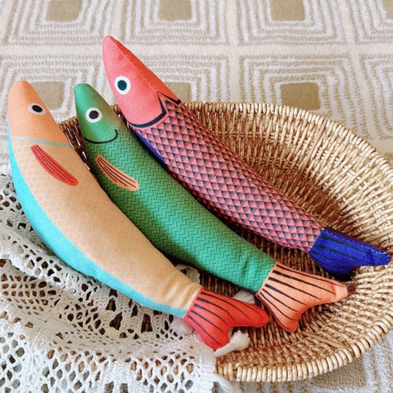 Squeaky-Sea-Fish-Shape-Sphynx-Cat-Toy-Catnip-Plush-Stuffed-Pet-Toys-For ...
