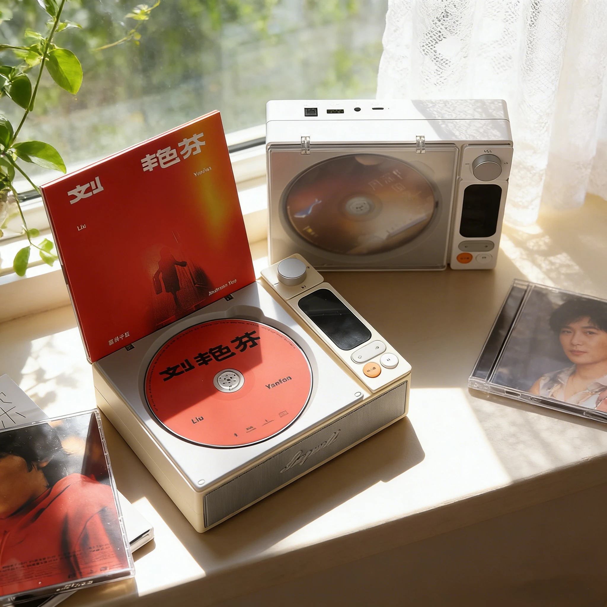 Vintage CD Player Bluetooth 5.0 Built-in Speaker Support CD CD-R MP3 ...