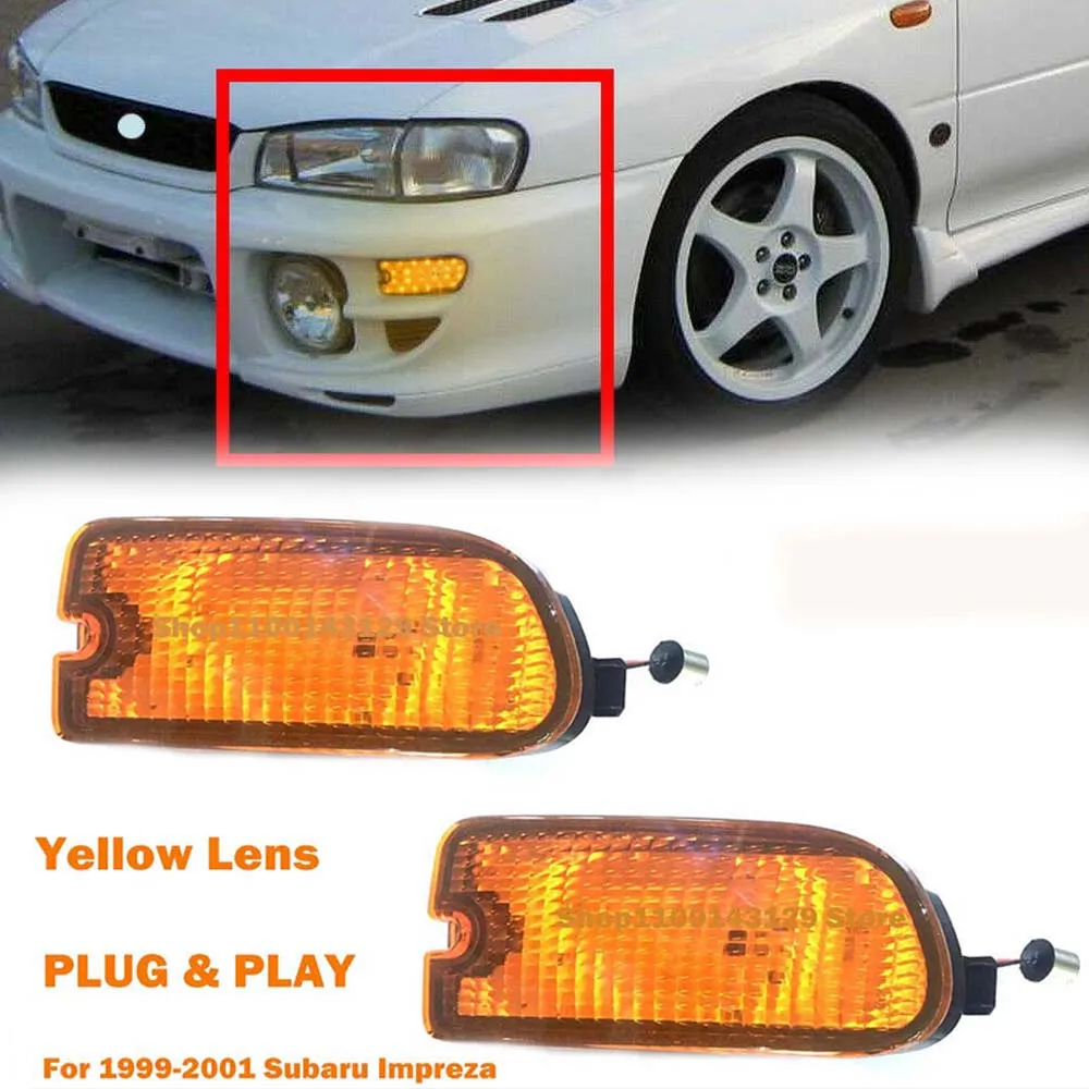 Car-LED-Turn-Signal-Indicator-Lights-For-Subaru-Impreza-RS-Coupe-1999 ...