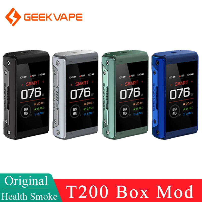 Original-GeekVape-T200-Mod-200W-Box-Mod-TC-Mode-Electronic-Cigarette-Vaporizer-Support-Dual ...