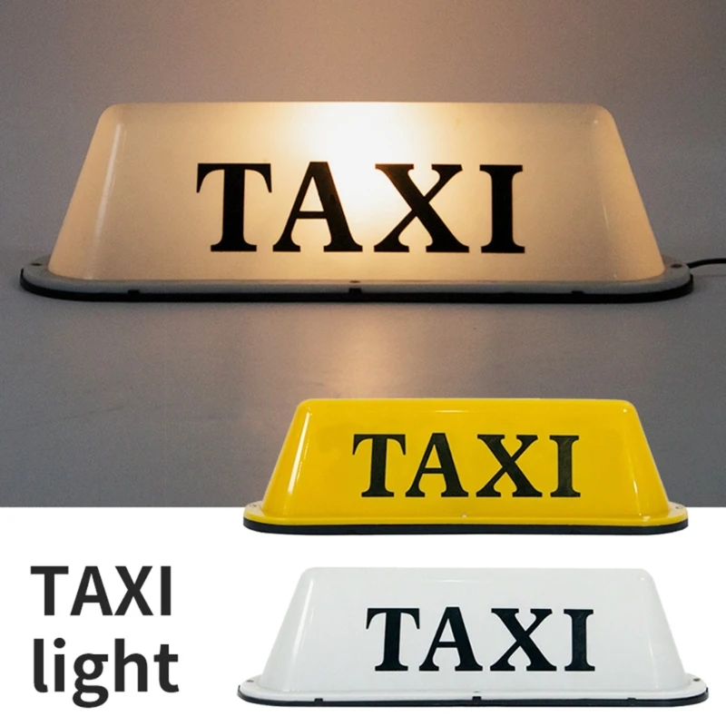 Taxi Cab Sign Roof Top Topper Car Magnetic Lamp LED Light Waterproof ...