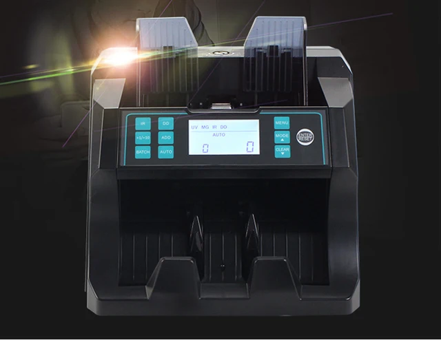 Money Counter Machine Portable With Counterfeit Detection | 1,200 Notes ...