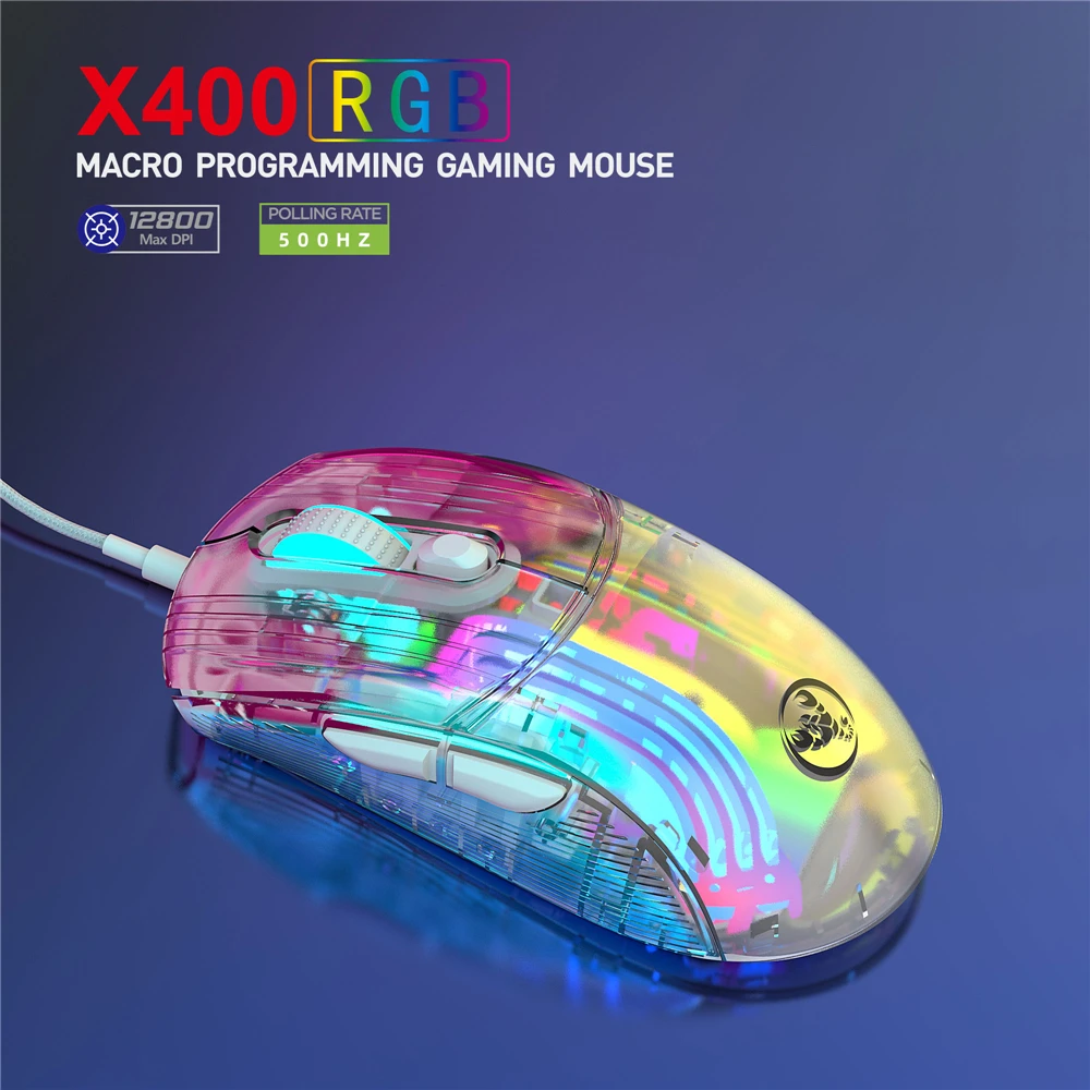 Transparente-Conex-o-com-fio-Mouse-RGB-Colorful-Game-Electronic ...