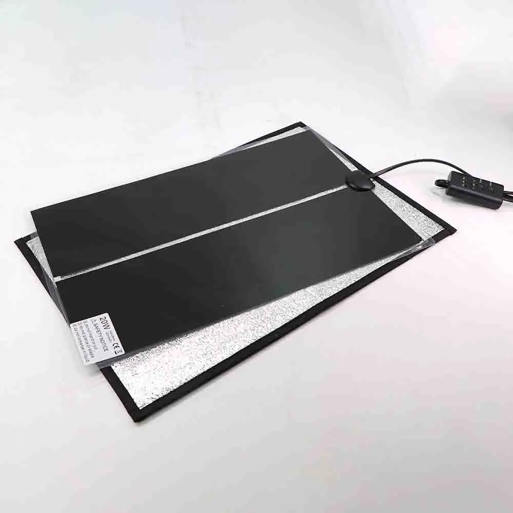 45-5W Graphene Heat Mat with Heating Reflective Aluminum Pad Tempature ...