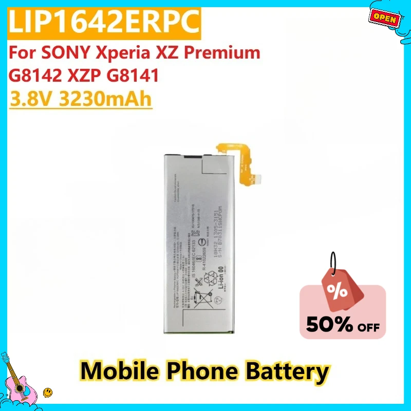 100% New 3.8V 3230mAh Replacement Mobile Phone Battery LIP1642ERPC For ...