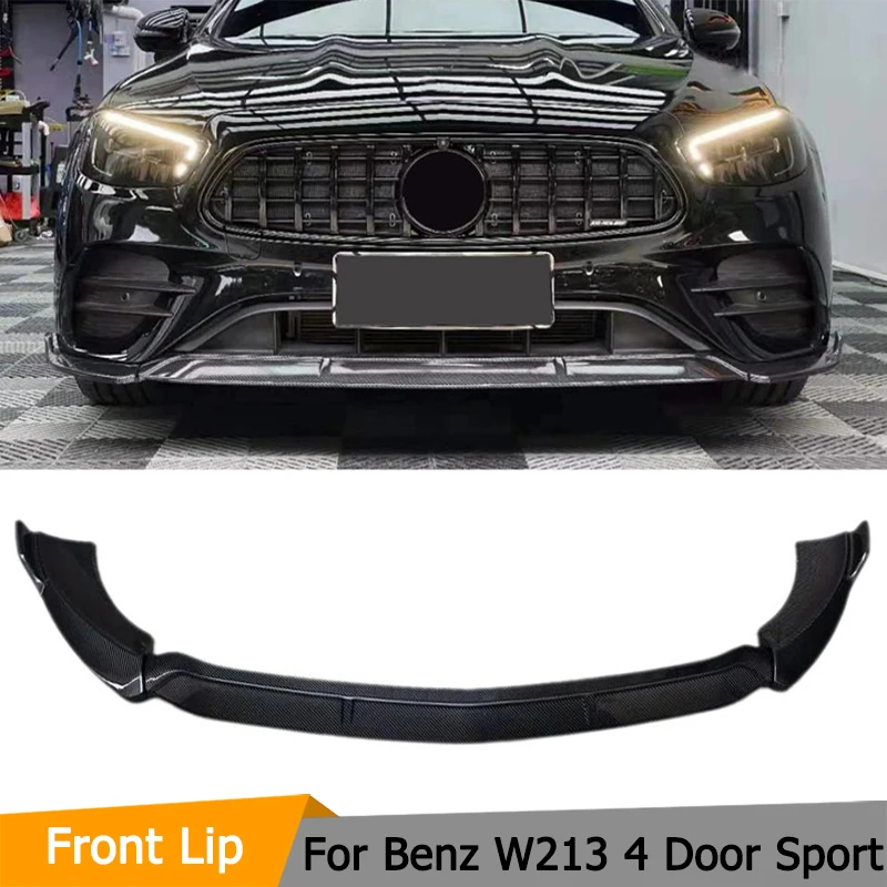 Parachoques delantero de coche, divisores de alerón para mercedes benz Clase E W213, 4 puertas ...
