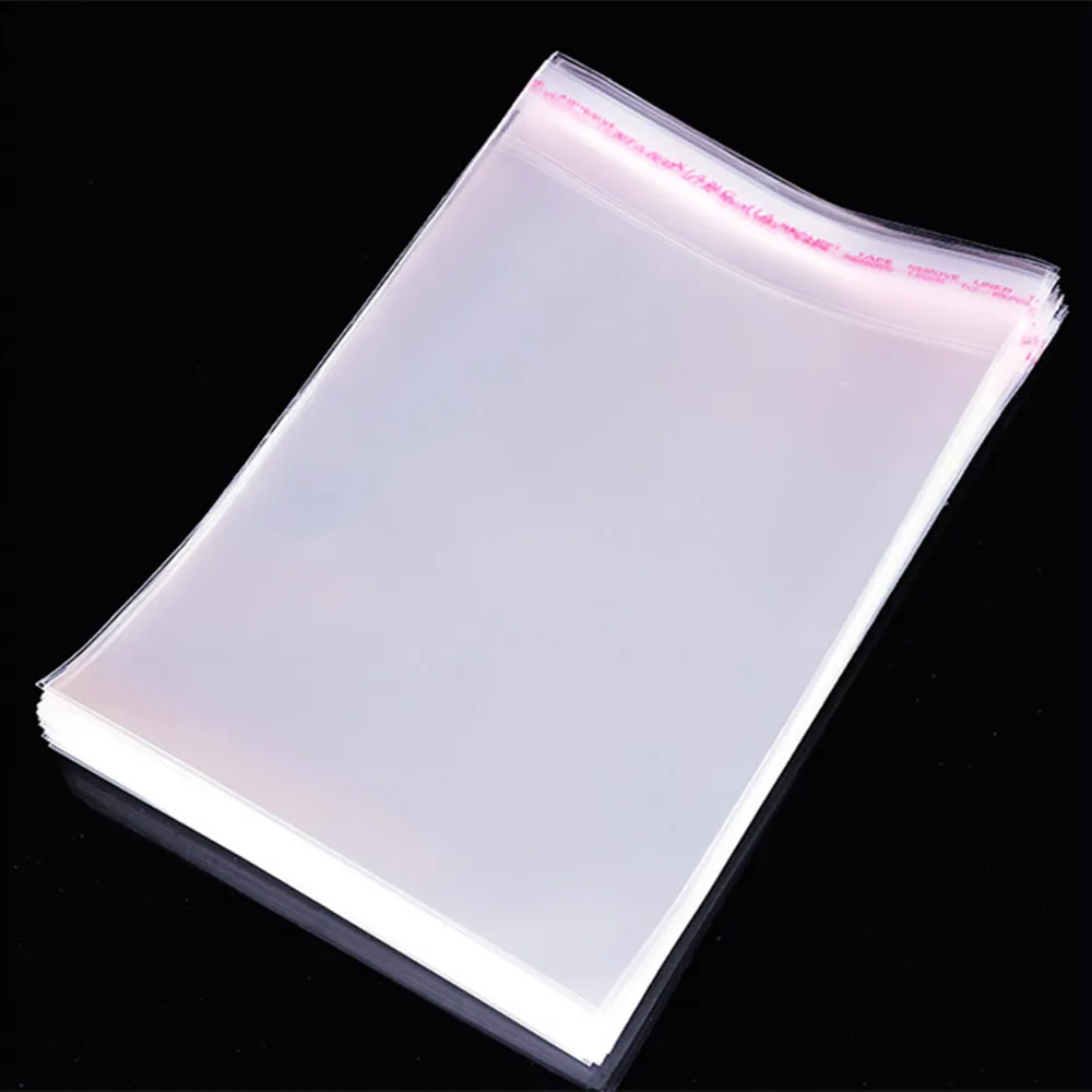 19x23cm-Self-Adhesive-Seal-OPP-Bag-200pcs-All-Clear-Self-sealing-Glove ...