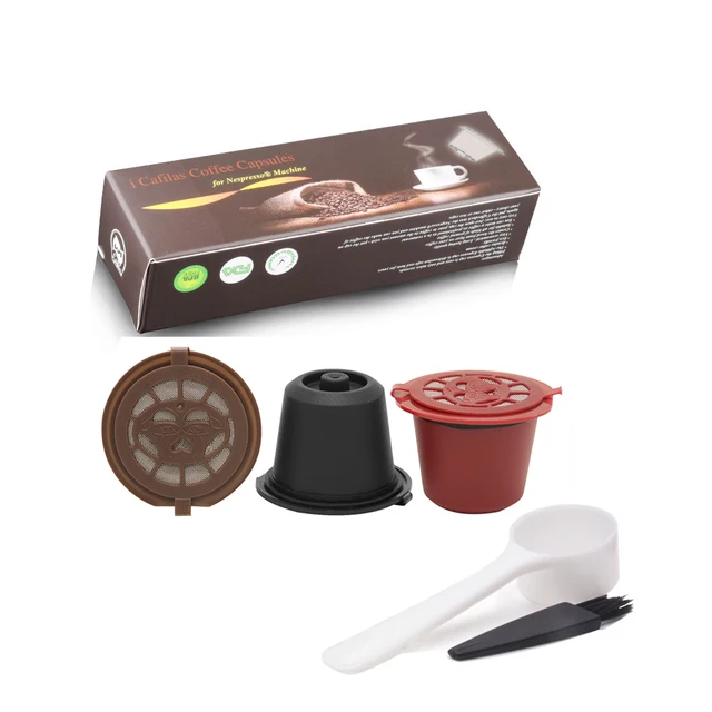 Reusable Coffee Capsules Cup For Nespresso Espresso Refillable Coffee ...