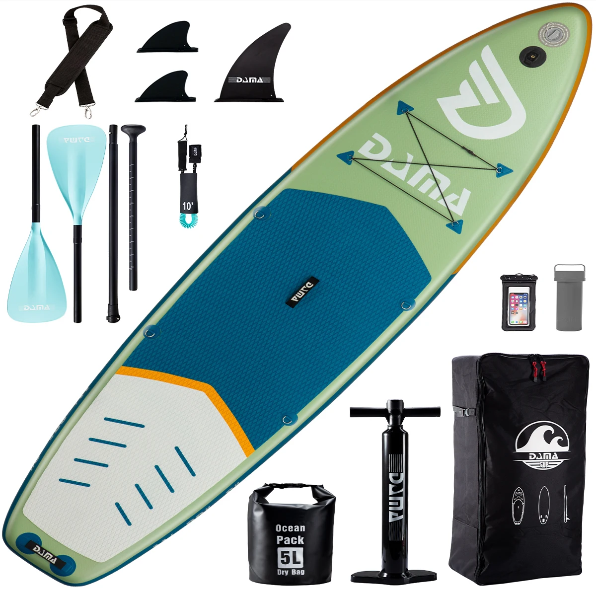 DAMA-Inflat-Paddl-Board-11-33-6-Adult-Stand-Up-11ft-Sup-Floating ...