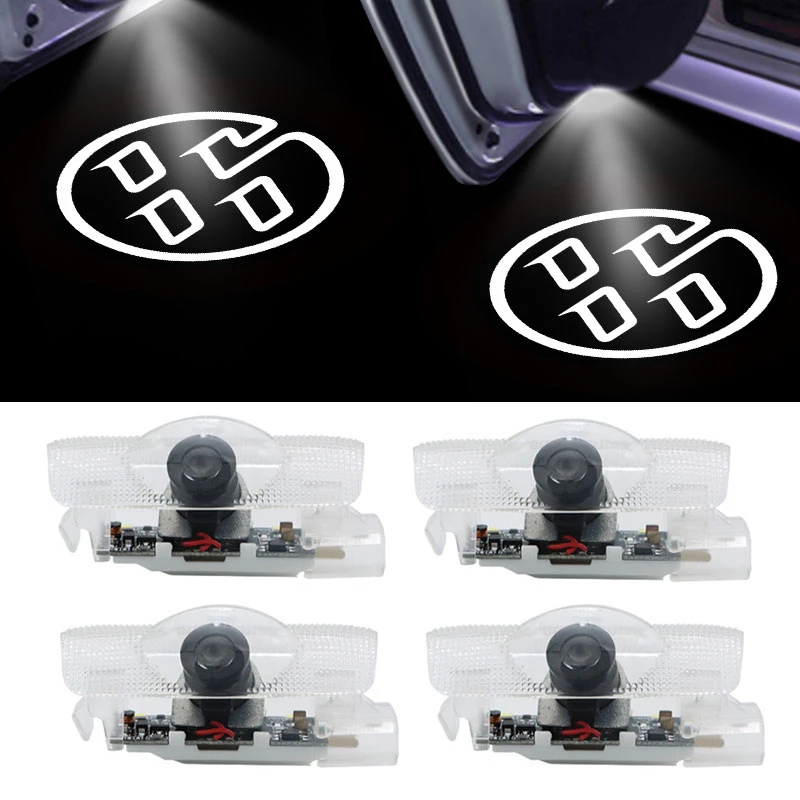 2pcs Car Door Welcome Laser Logo Led Projector Door Light For Toyota ...