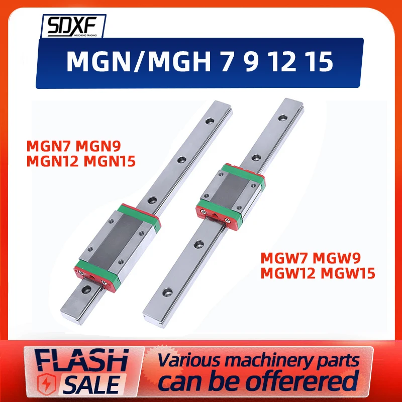 1pc-Miniature-Linear-Rail-MGN7-MGN9-MGN12-MGN15-MGW7-MGW9-MGW12-MGW15 ...