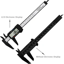 150mm 100mm Electronic Digital Caliper Carbon Fiber Dial Vernier ...