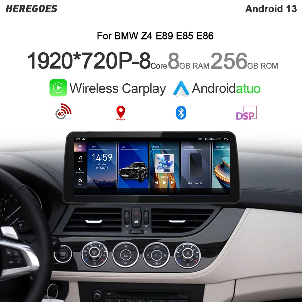 Carplay-12-3-Auto-Android-13-Car-Radio-For-BMW-Z4-E89-2009-2018-GPS ...
