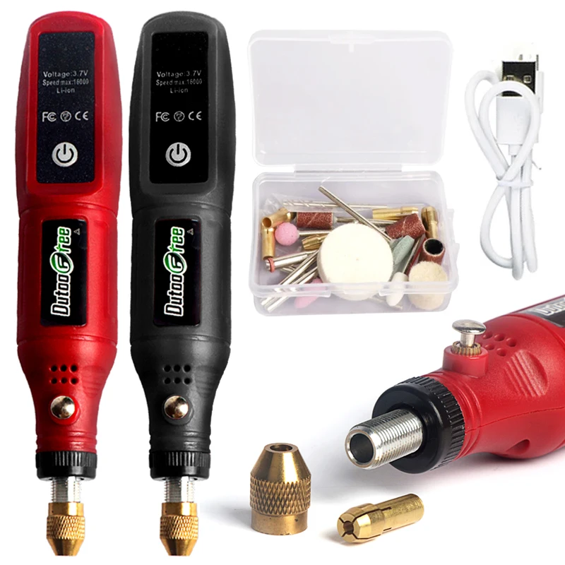 Mini-Taladro-Inal-mbrico-USB-Kit-de-herramientas-rotativas-con-24 ...