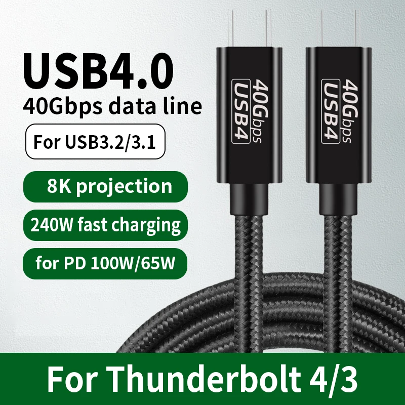 Type-C-Double-Ended-Data-Line-Compatible-with-Lightning-4-3-40Gbps ...