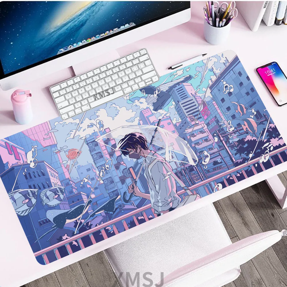 Anime Personalized Large Mouse Pad Laptop Gaming Accessories Keyboard ...